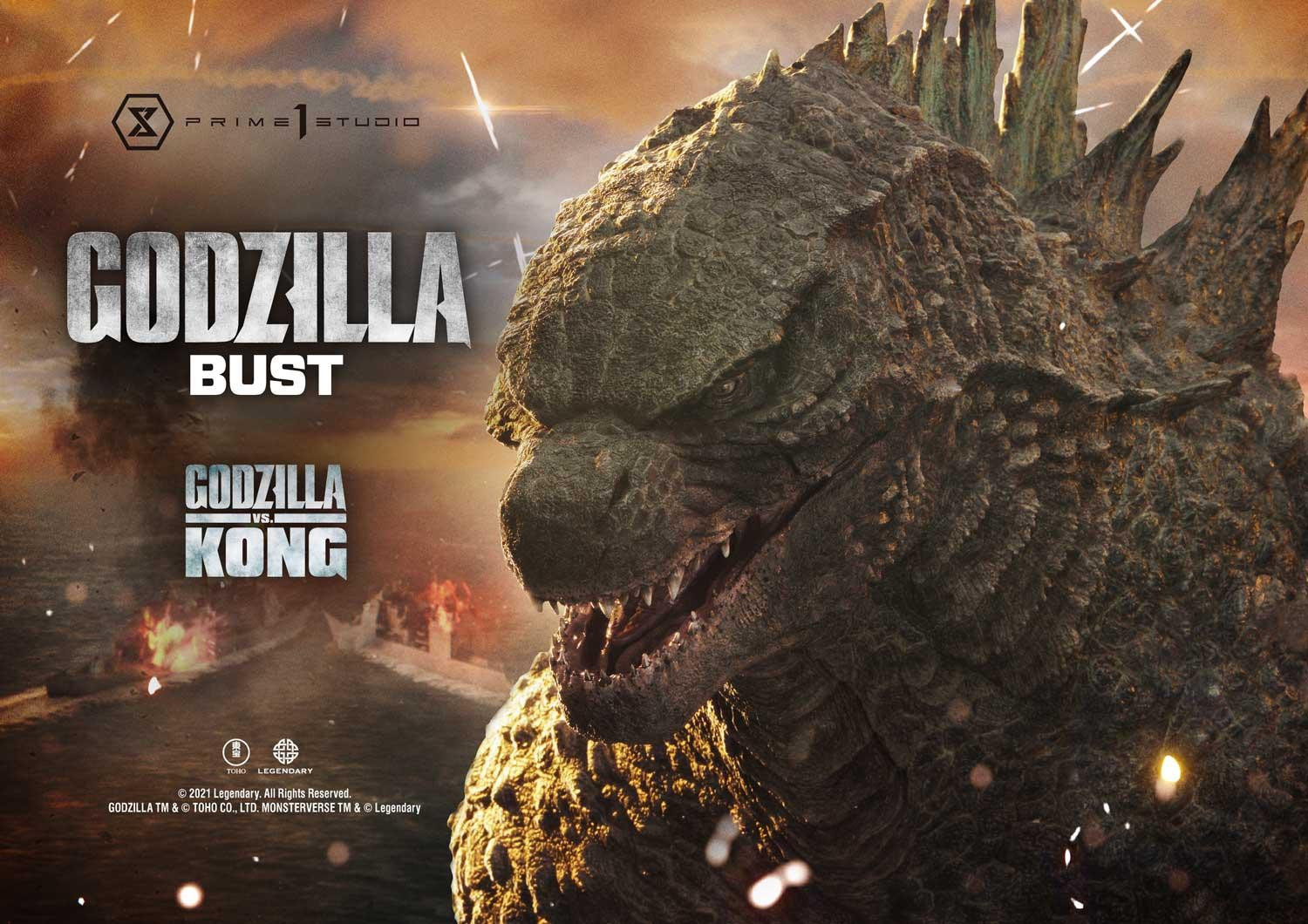 Godzilla vs Kong – Godzilla Bust da Prime 1 Studio in pre-order ...